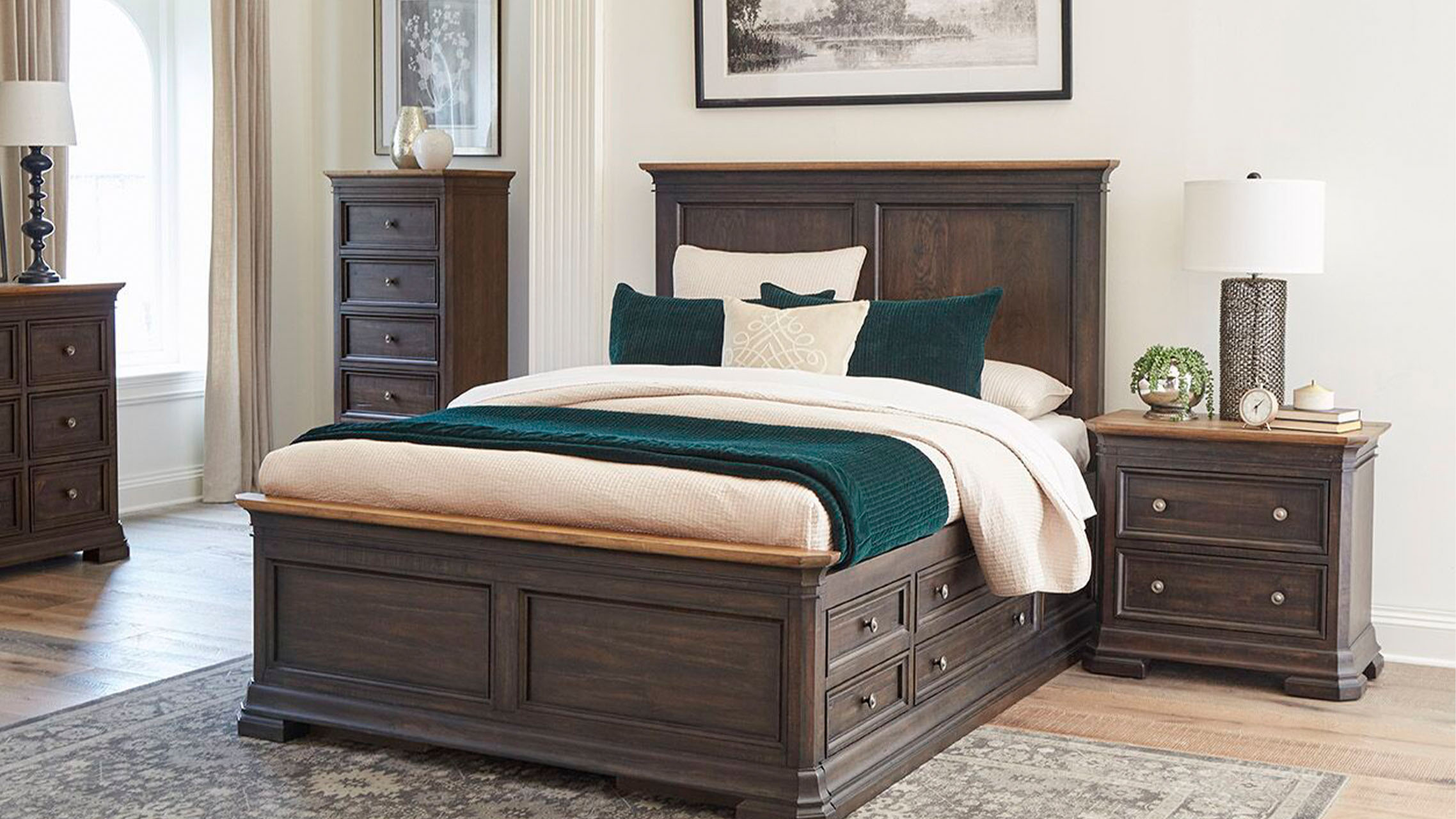 Grand Louie Bedroom 5 x Drawer Lingerie Chest - Napa Furniture Design