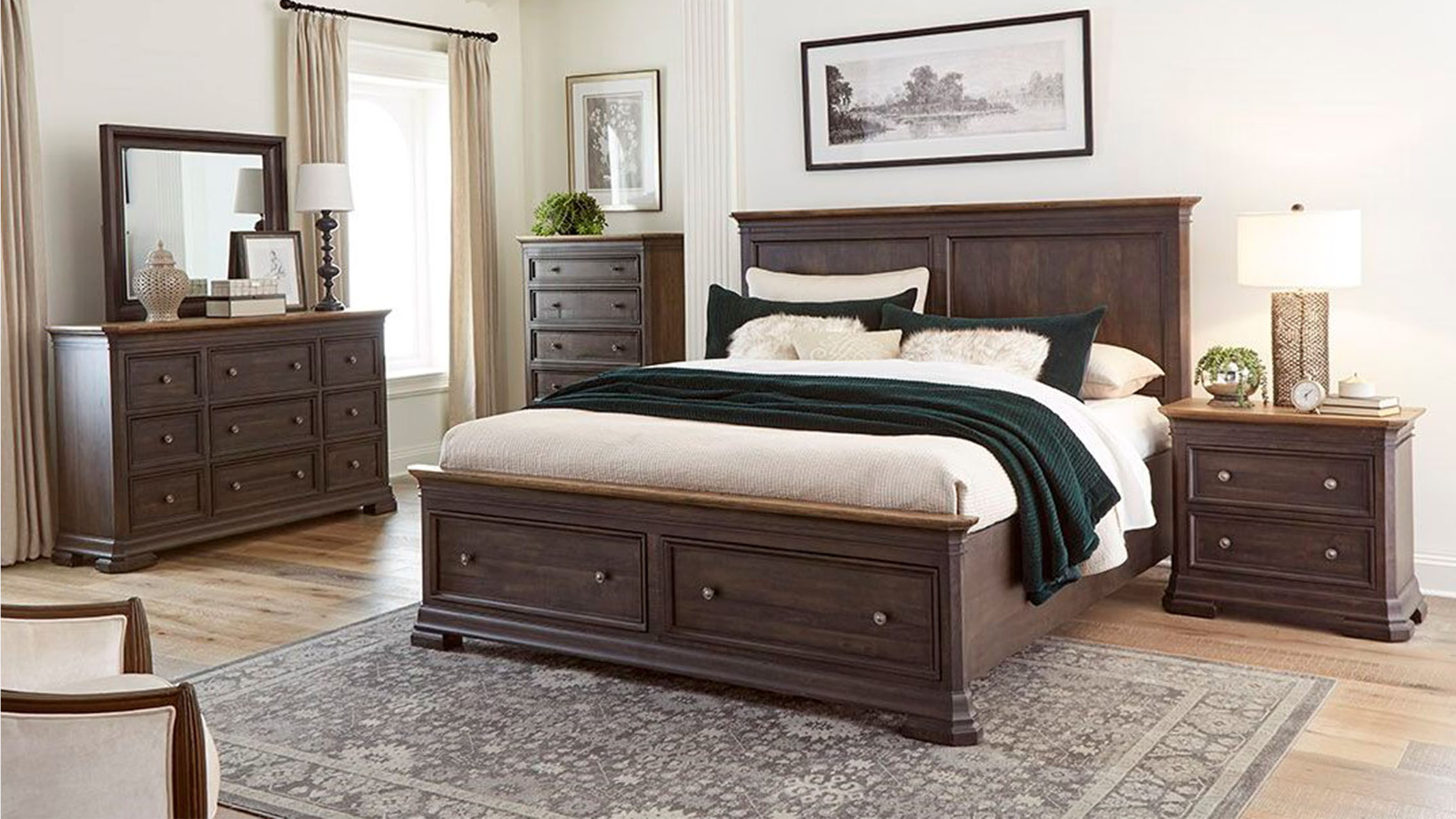 Grand Louie Bed - Napa Furniture Design