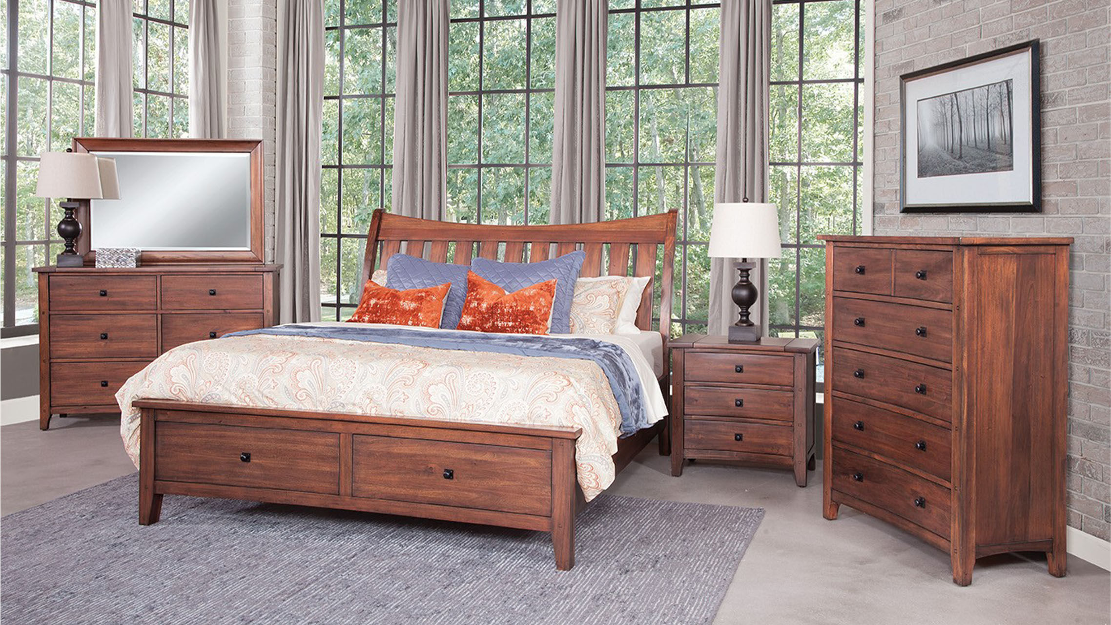 Willows Bend Bed - Napa Furniture Design