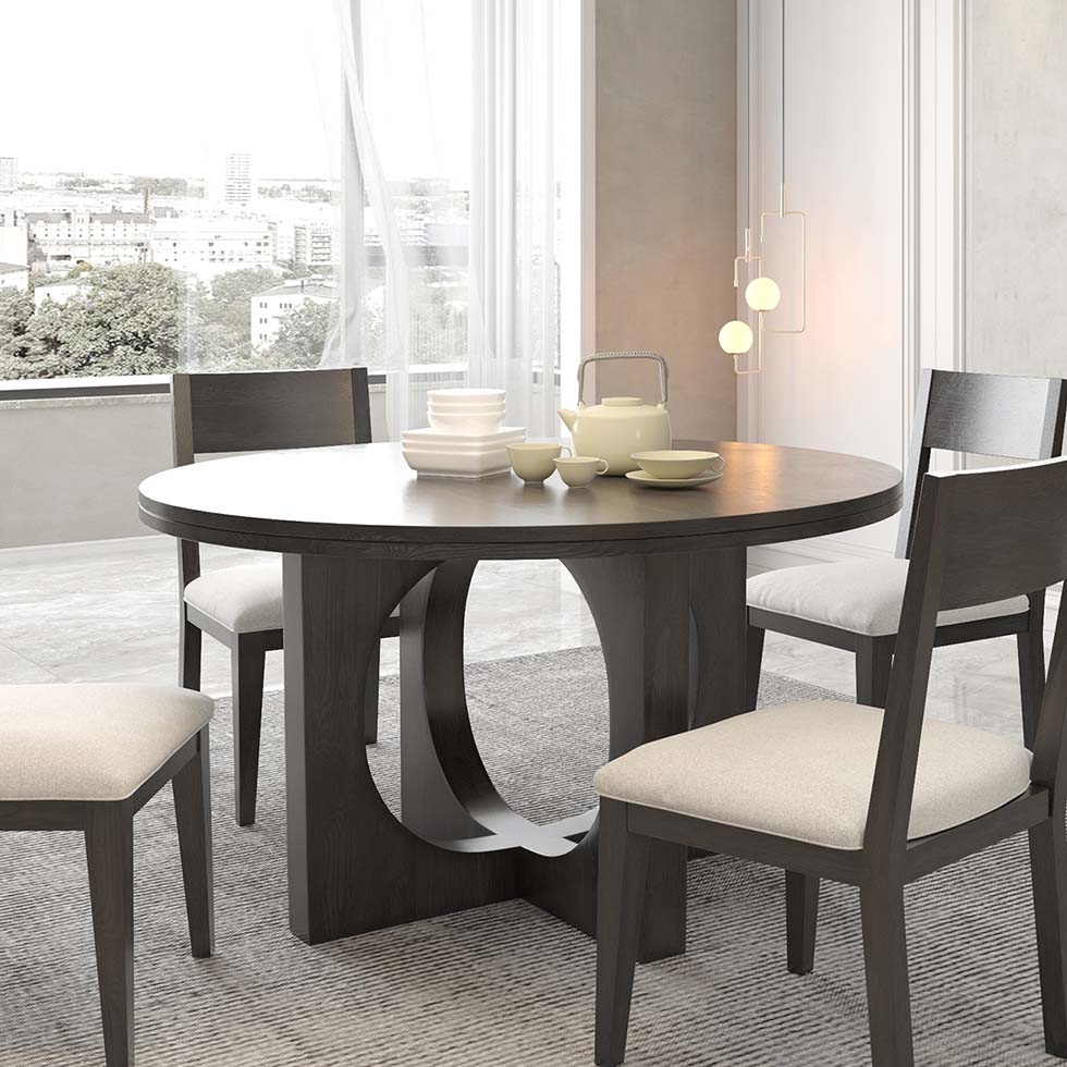 Pacific Heights Round Dining Table Fixed Top - Napa Furniture Design