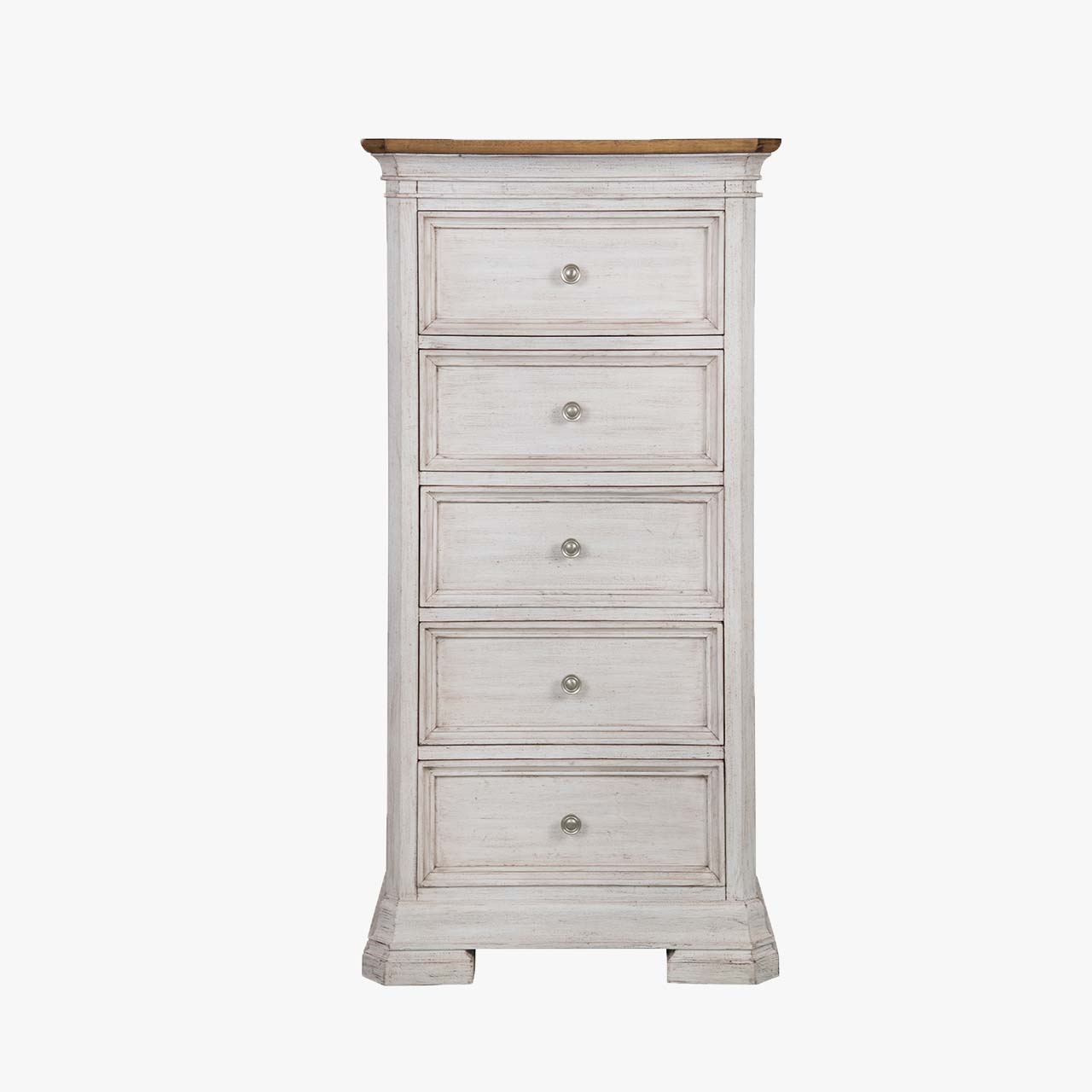 Grand Louie Blanc 5 x Drawer Lingerie Chest - Napa Furniture Design