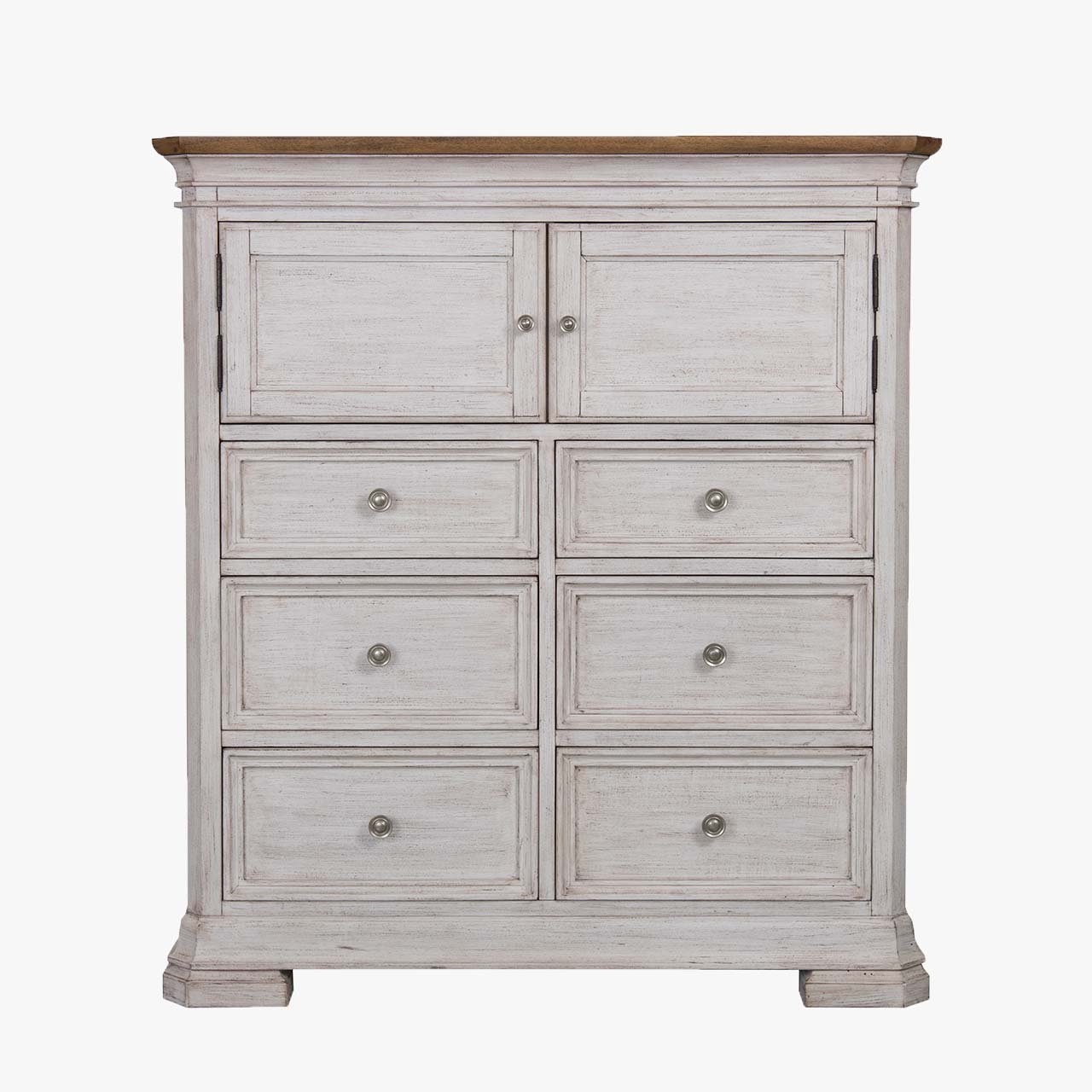Grand Louie Blanc 6 x Drawer 2 x Door Chest - Napa Furniture Design
